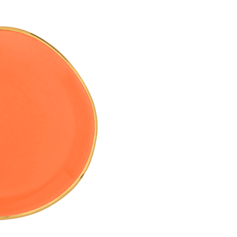 Plate burnt Carrot 9cm good morning | UNIQUA | Cadeaus